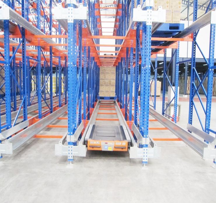 High Speed Warehouse Heavy Duty FIFO & FILO Automated Radio Shuttle ...