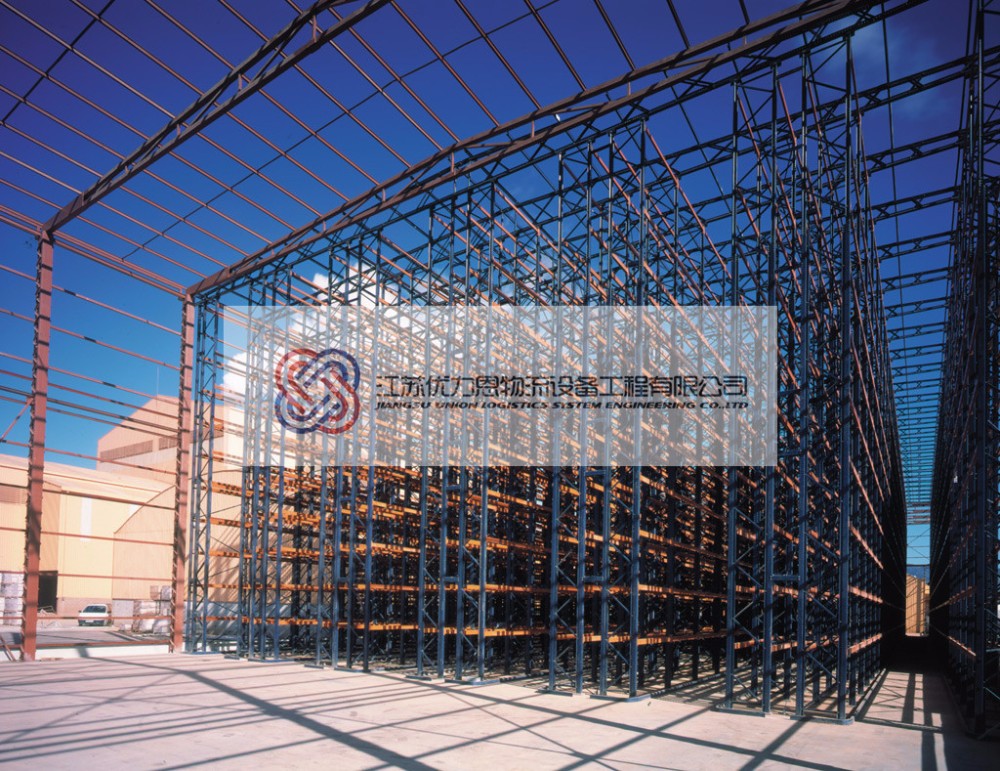 Rack cladding support steel warehouse and also support the walls and ...