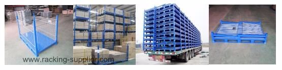 Powder Coating Steel Demountable Heavy Duty Stacking Stillage Rack ...