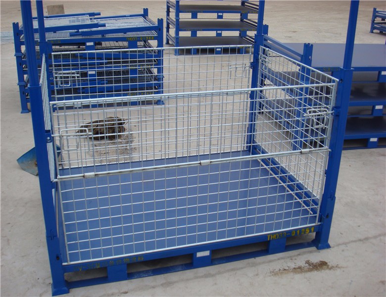 Stacking Customized Foldable & Collapsible Steel Pallet Box/Container ...