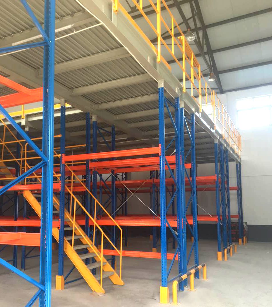 Warehouse storage rust prevention mezzanine floor rack - Buy Jiangsu ...