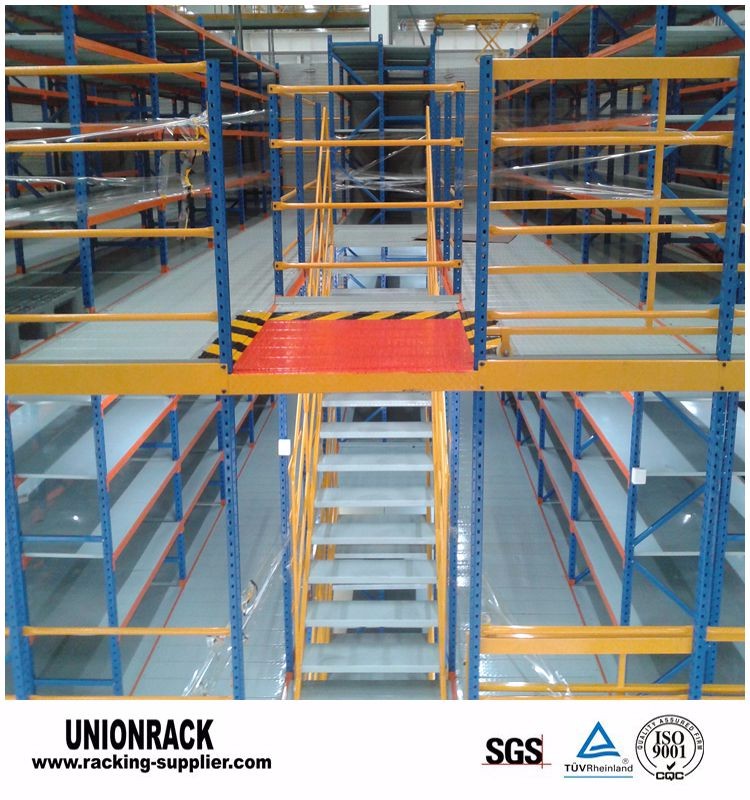 Heavy Duty Multi Level Metal Decking Mezzanine Rack for storage - Buy ...