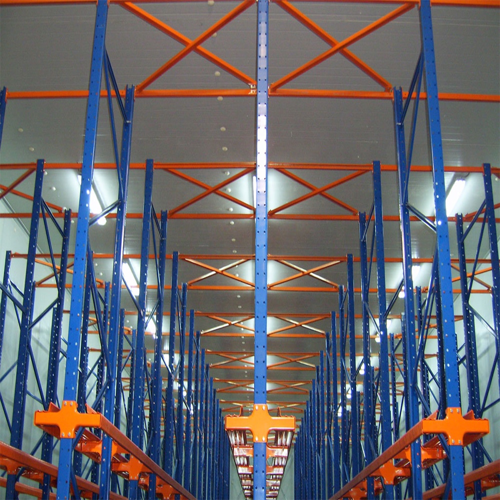Heavy duty metal warehouse storage racking system for drive in pallet ...