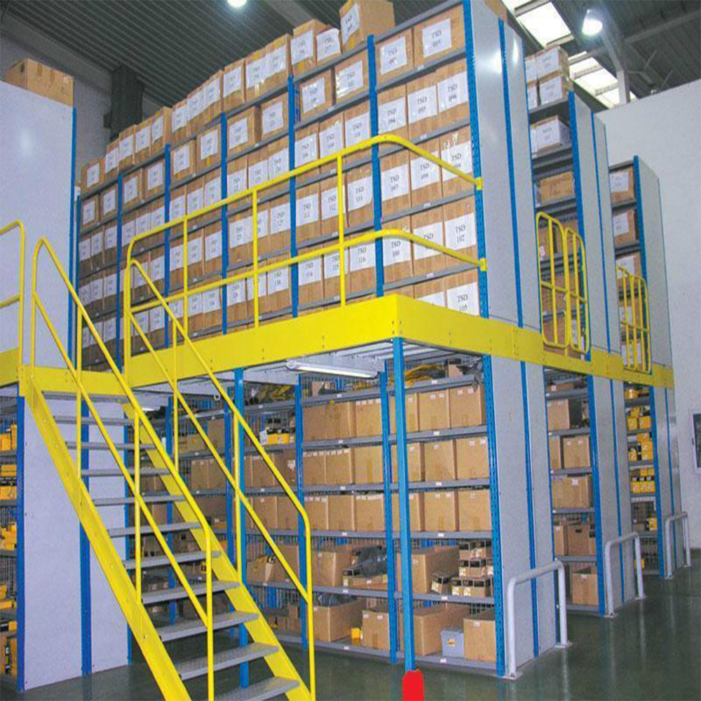 ISO Certificate Warehouse Multi Level Steel / Metal Decking Mezzanine ...