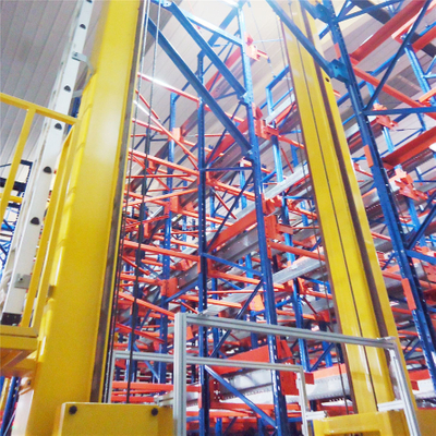 Space Saving Automated Single Column Stacker Crane AS/RS Racking System ...