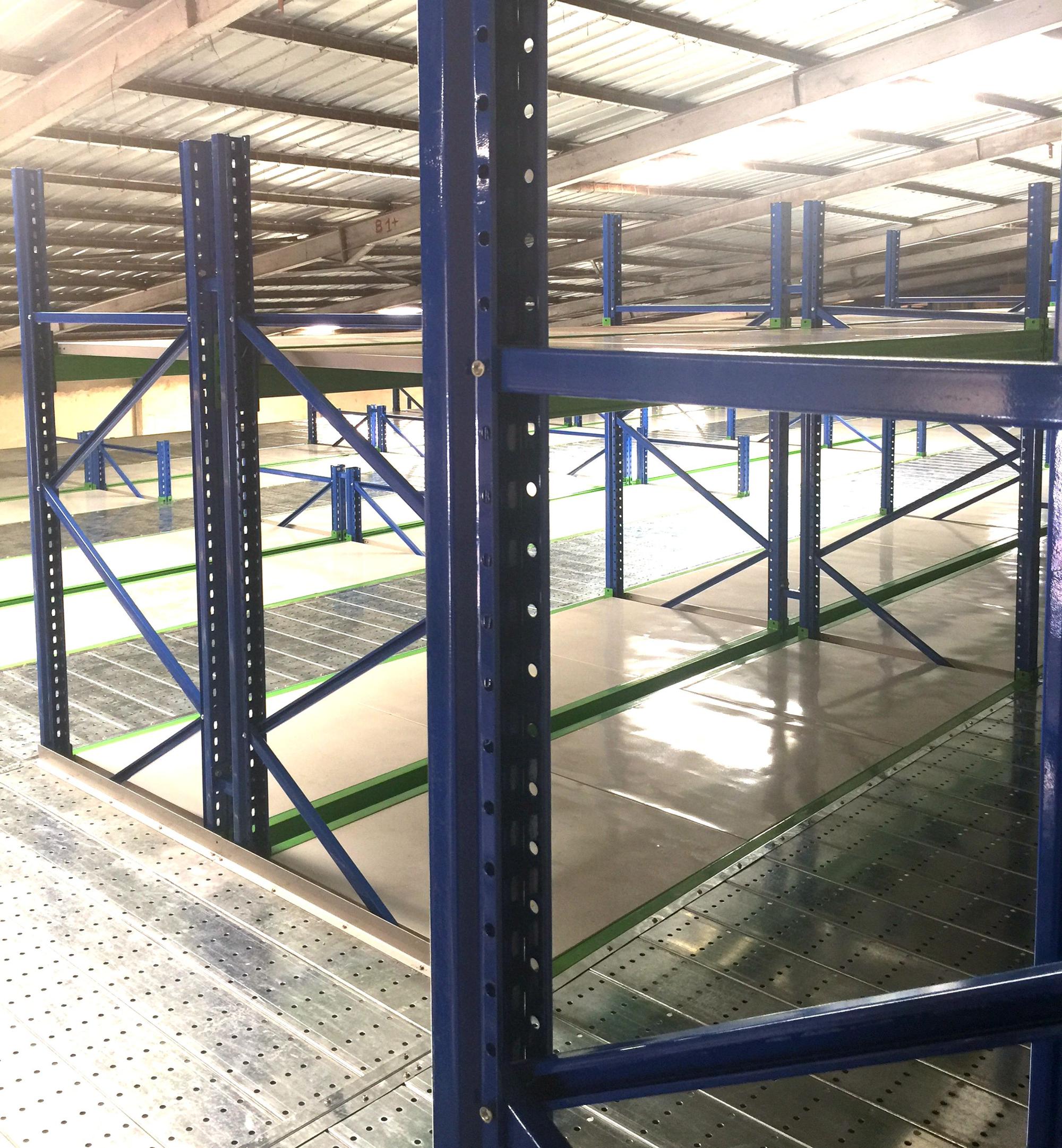 Warehouse mezzanine floors with pallet racking - Buy Jiangsu Union ...