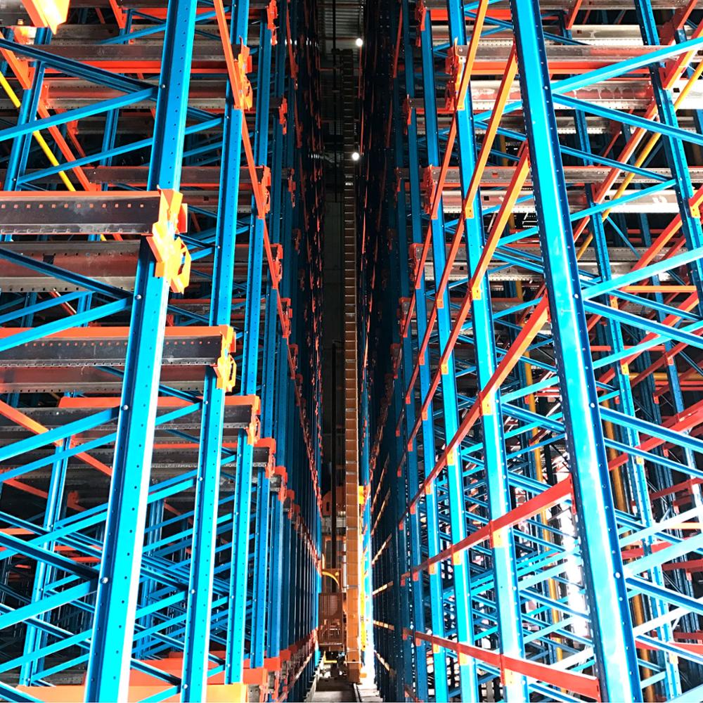 High Efficiency Automatic Stacker Crane For Retrieval Pallet Racking ...