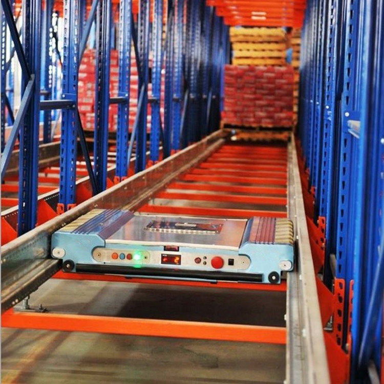 Automated warehouse racking system Radio shuttle rack with pallet ... Automated warehouse racking system Radio shuttle rack with pallet ...