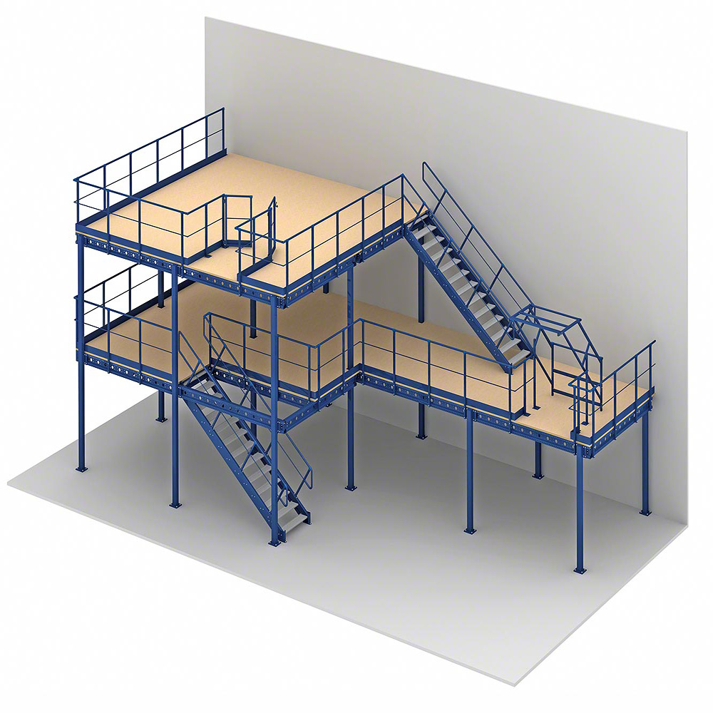 Selective Customized Heavy Duty Warehouse Multi-Level Mezzanine ...