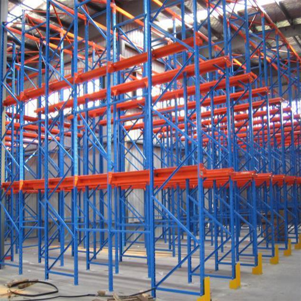 Industrial warehouse storage heavy duty pallet rack system drive in ...