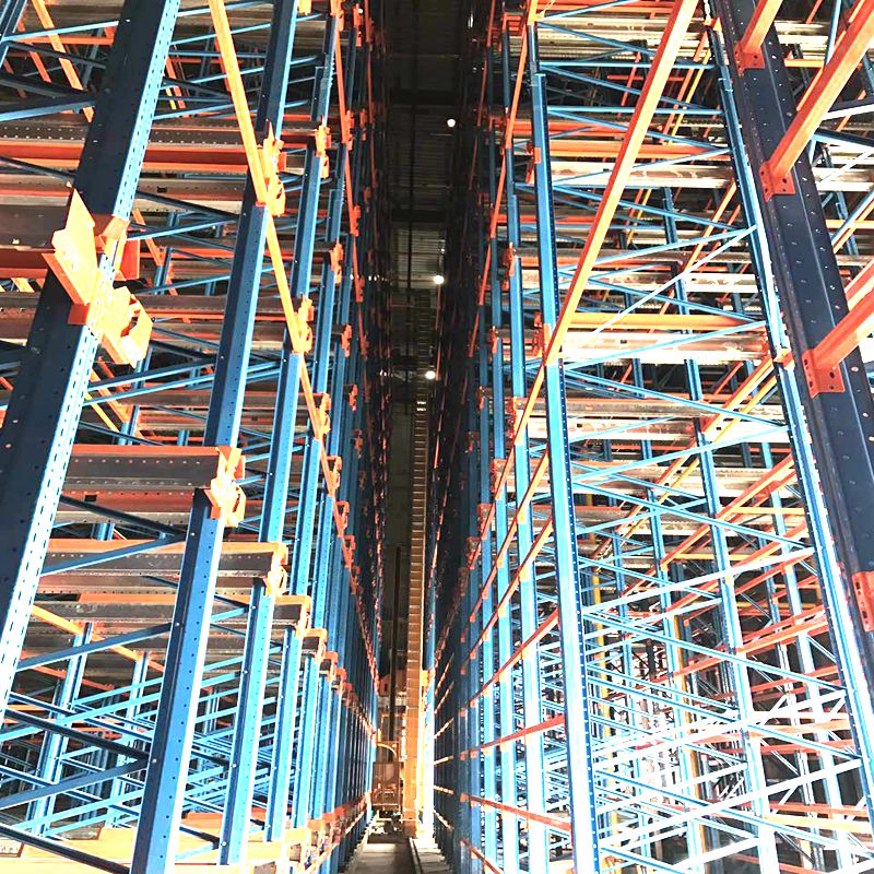 Warehouse Management Automated storage and retrieval system ASRS Rack ...