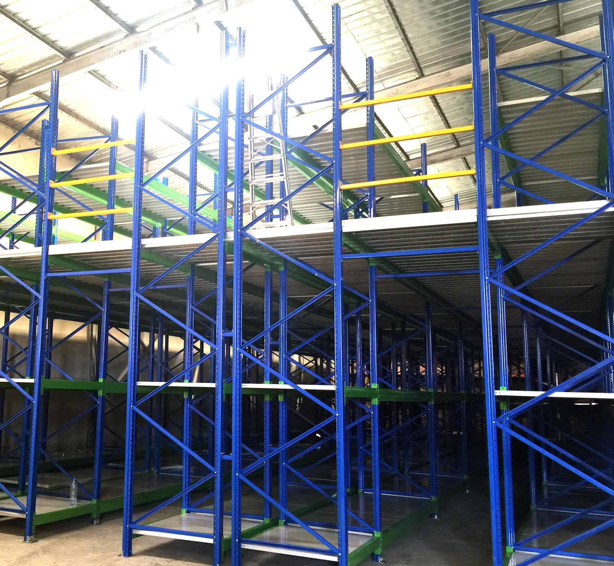 Jiangsu Union Steel structure mezzanine racking floor system for ...